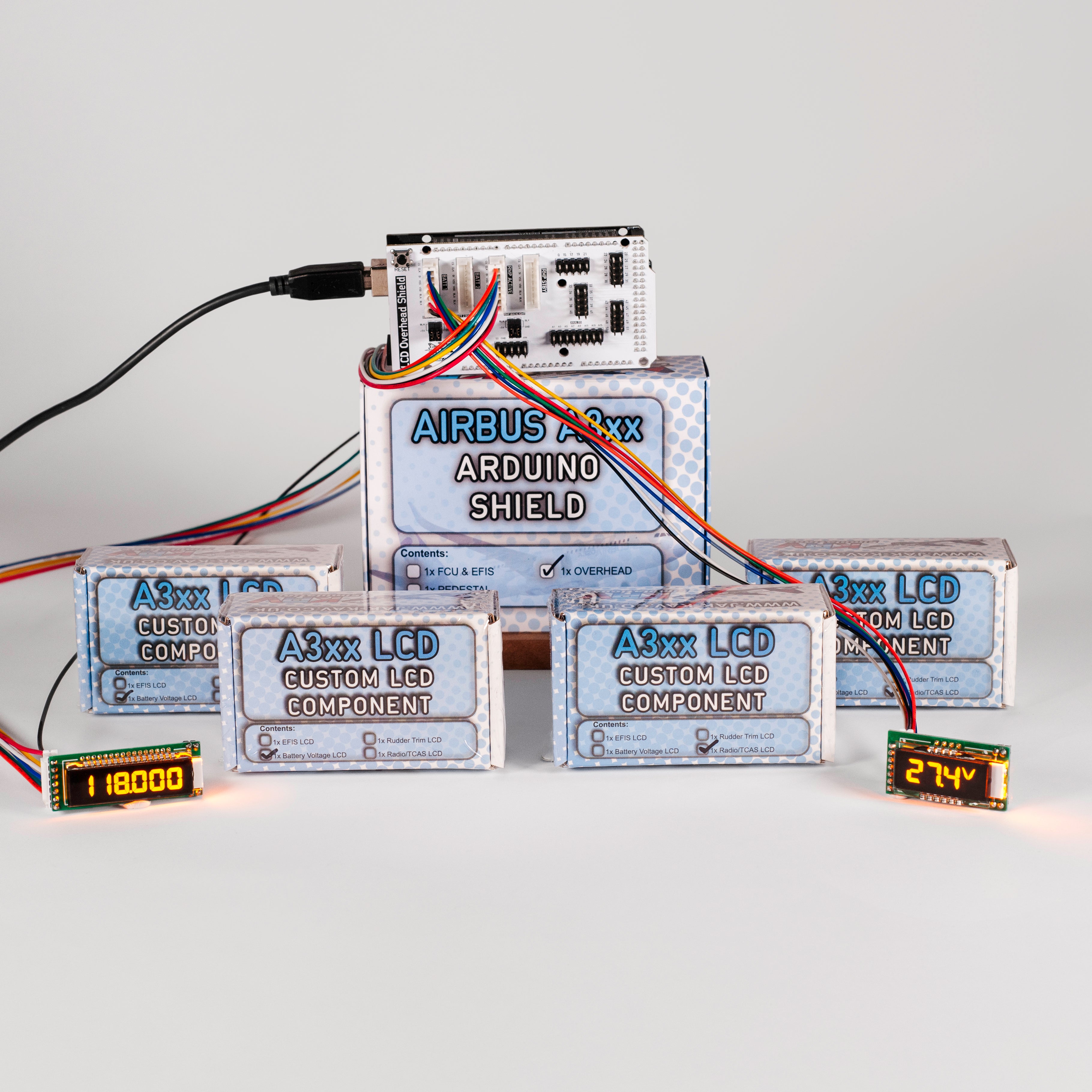 Overhead Bundle With Arduino Shield Kav Simulations
