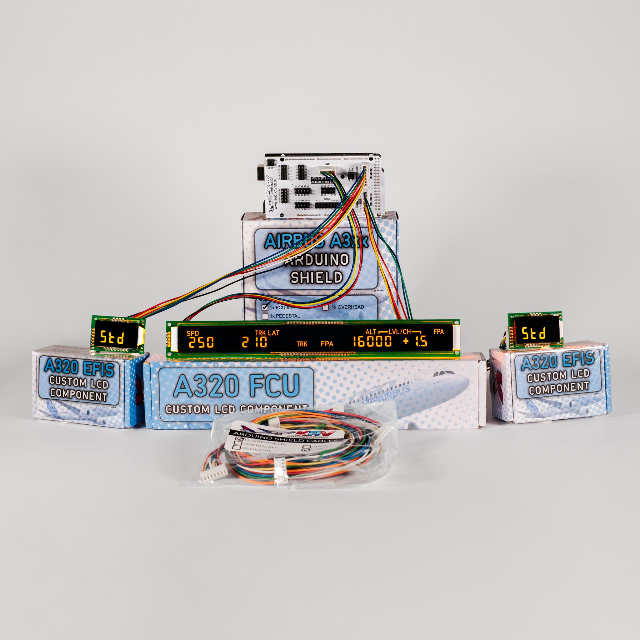 Glareshield Bundle With Arduino Shield – Kav Simulations